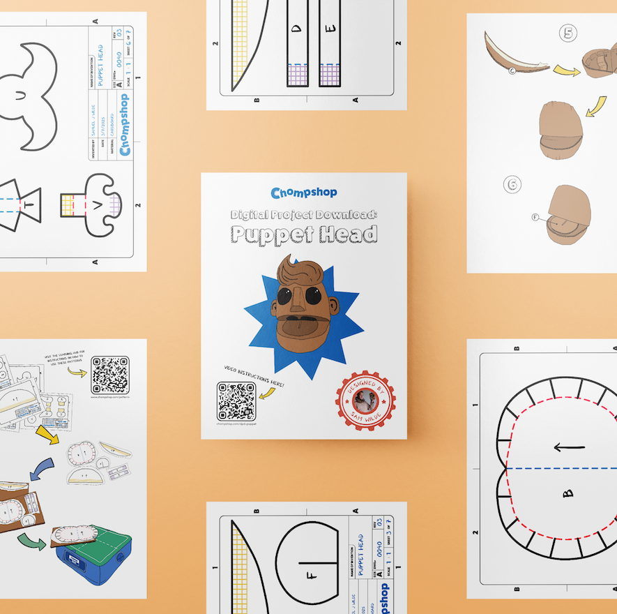 Puppet Head: Digital Project Download (Sam Wilde Collab) – Chompshop